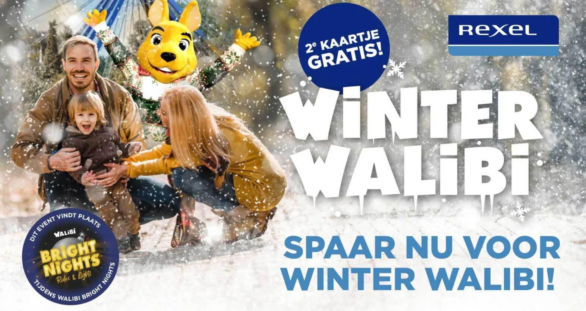 Spaar bij Rexel voor Walibi-kaartjes!