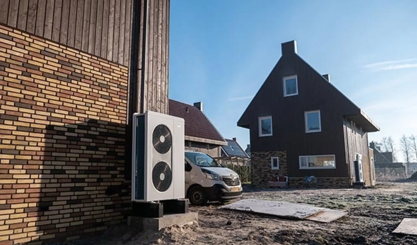 De 'Palmeilanden van Groningen' maken gebruik van ATAG warmtepompen